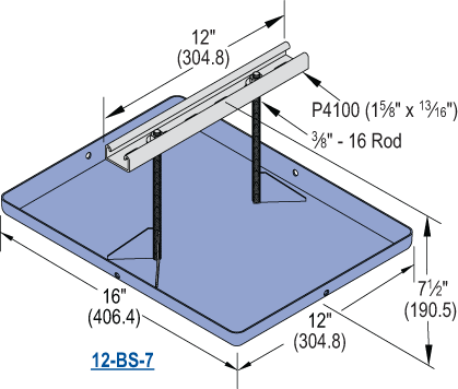 Elevated Support, Steel Base | Unistrut Hawaii | Honolulu, Hawaii