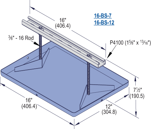Elevated Support, Steel Base | Unistrut Hawaii | Honolulu, Hawaii