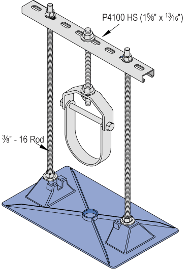 Single Base Trapeze | Unistrut Hawaii | Honolulu, Hawaii
