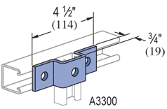A3347 - U Shape Fitting (1-1/4" Series) | Unistrut Hawaii | Honolulu ...