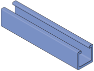 F20P/V-2000-SST - 1-5/8" Heavy Duty [SST Profile] Fiberglass Channel ...