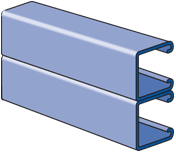 P1001A - 1-5/8" x 3-1/4", 12 Gage, Side To Side | Unistrut Hawaii ...
