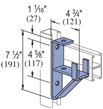 P1593 - Bracket | Unistrut Hawaii | Honolulu, Hawaii