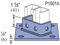 P2073 - Post Base | Unistrut Hawaii | Honolulu, Hawaii