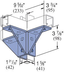 P2230 - Wing Shape Fitting | Unistrut Hawaii | Honolulu, Hawaii