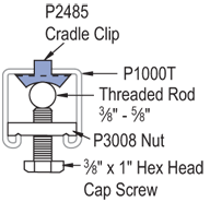 P2485 - Cradle Clip | Unistrut Hawaii | Honolulu, Hawaii