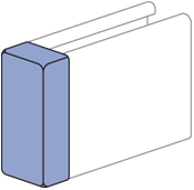 P2860-10 thru P2860-55 - Plastic White End Caps (1-5/8" Series ...