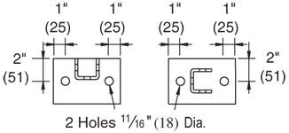 P2941, P2942 - Post Base (1-5/8" Series) | Unistrut Hawaii | Honolulu ...