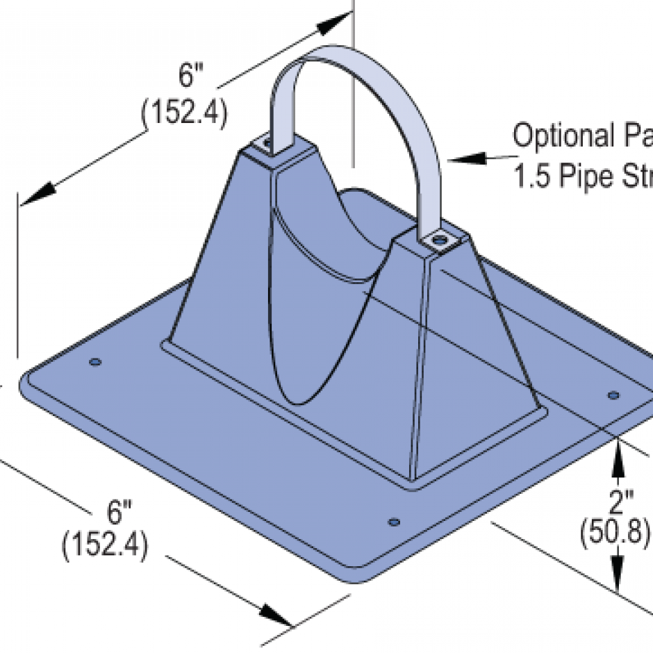 Mounted Support, Polycarbonate Base | Unistrut Hawaii | Honolulu, Hawaii