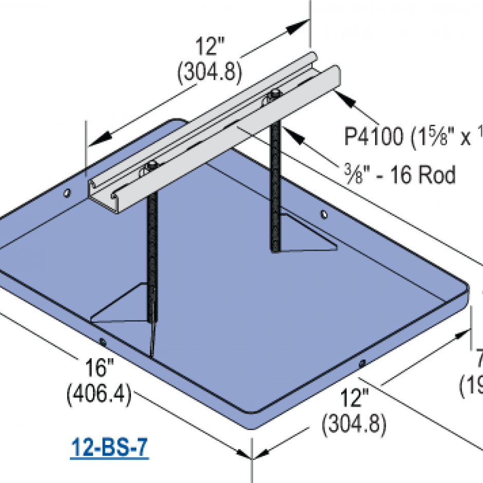 Elevated Support, Steel Base | Unistrut Hawaii | Honolulu, Hawaii