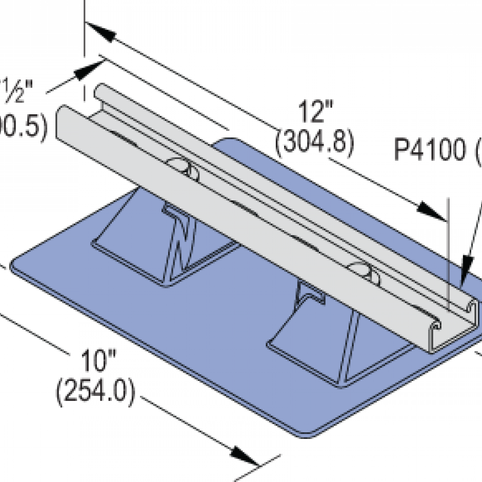 Mounted Support, Polycarbonate Base | Unistrut Hawaii | Honolulu, Hawaii