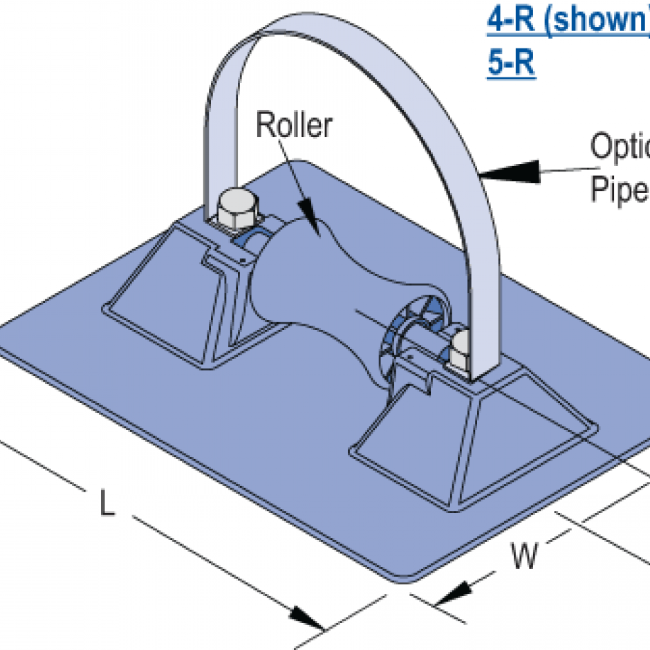 Mounted, with Roller, Polycarbonate Base | Unistrut Hawaii | Honolulu ...