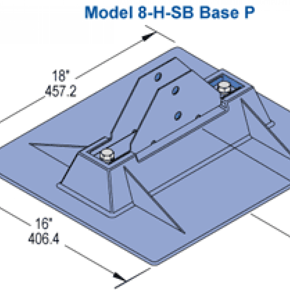 Model 8-H-SB Base P | Unistrut Hawaii | Honolulu, Hawaii