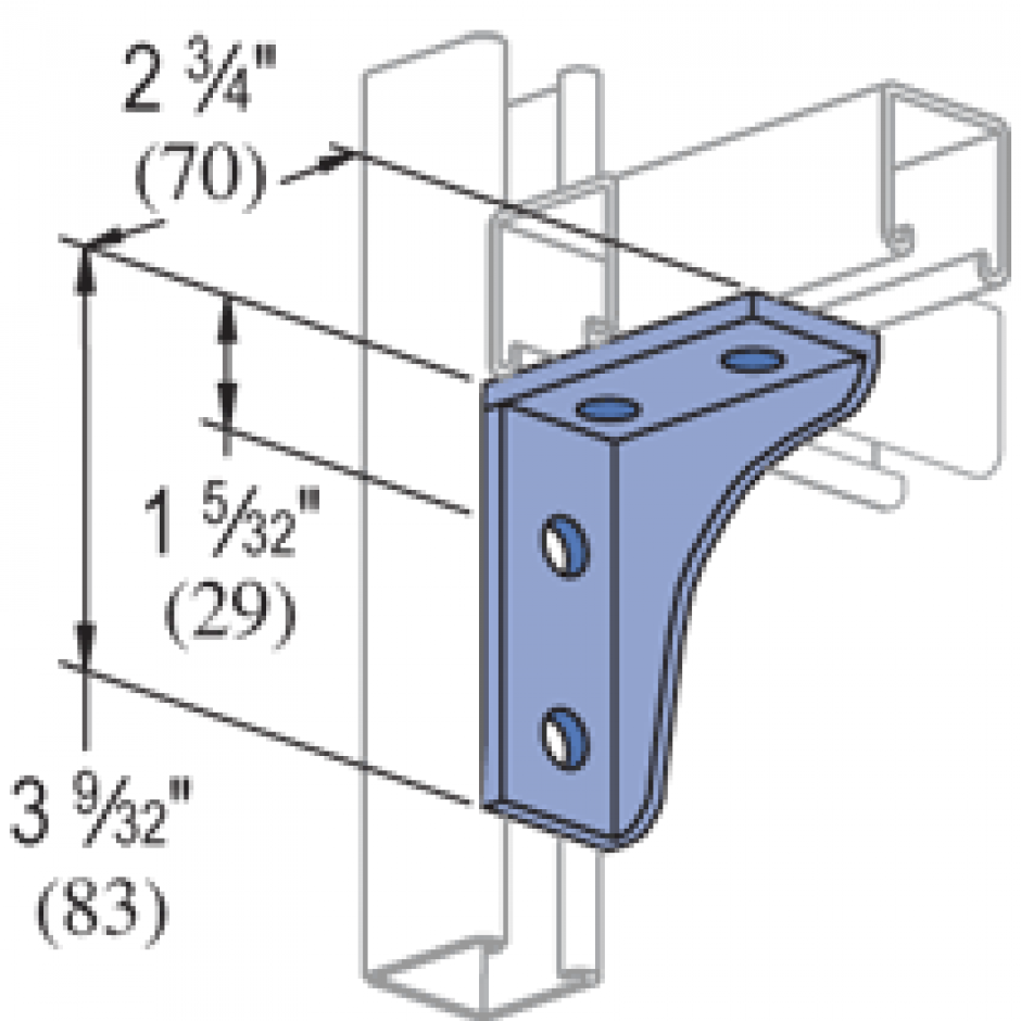 A1331 - 4 Hole 90" Gusseted Fitting Right Hand (1-1/4" Series ...