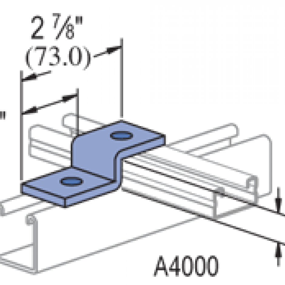 A4045 - Z Shape Fitting (1-1/4" Series) | Unistrut Hawaii | Honolulu ...
