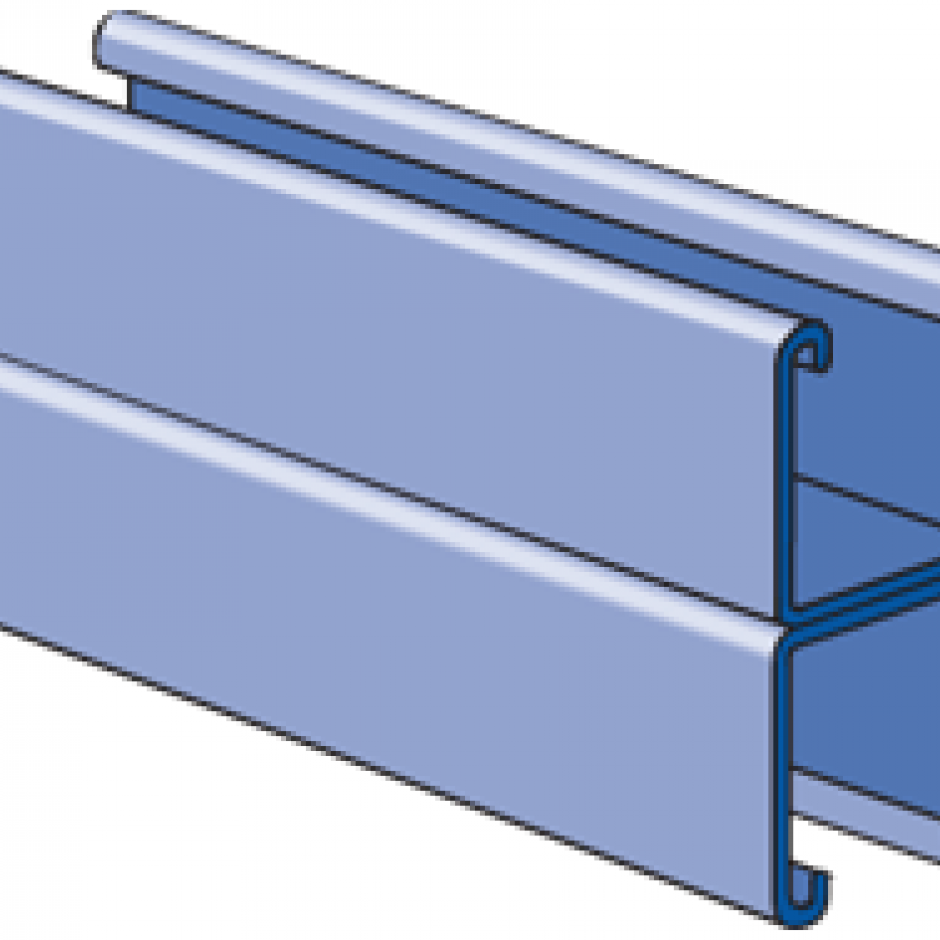 Unistrut P1000 41 X 41mm Heavy Duty Plain Channel Protrade