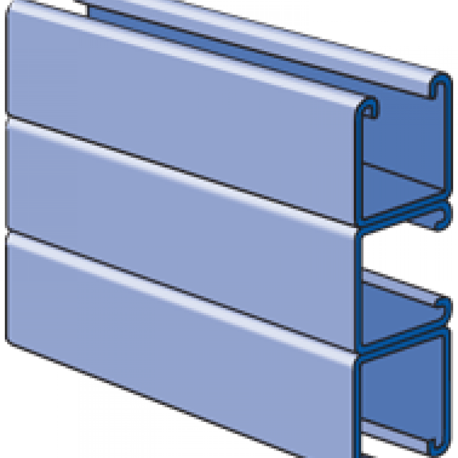 P1001A3 - 1-5/8" x 4 7/8", 12 Gage, Triple Combination | Unistrut ...