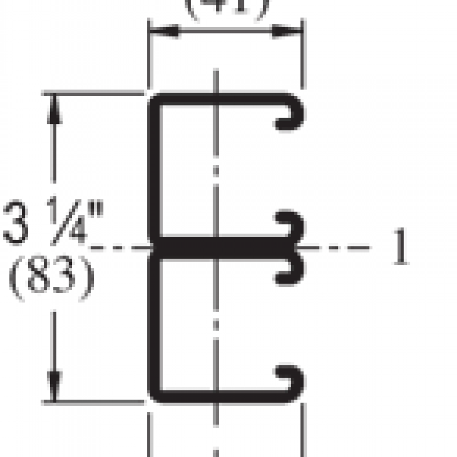 P1001A - 1-5/8" x 3-1/4", 12 Gage, Side To Side | Unistrut Hawaii ...