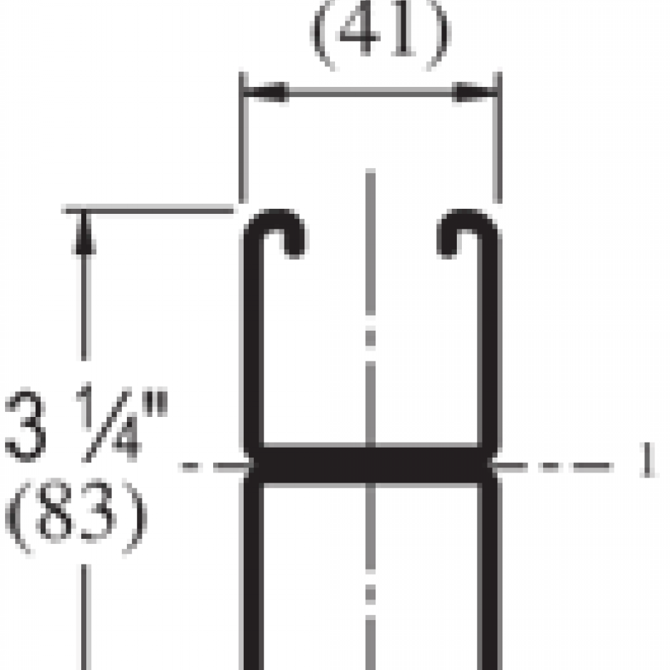 P1001T - 1-5/8" x 3-1/4", 12 Gage, Back-to-Back, Slotted | Unistrut ...