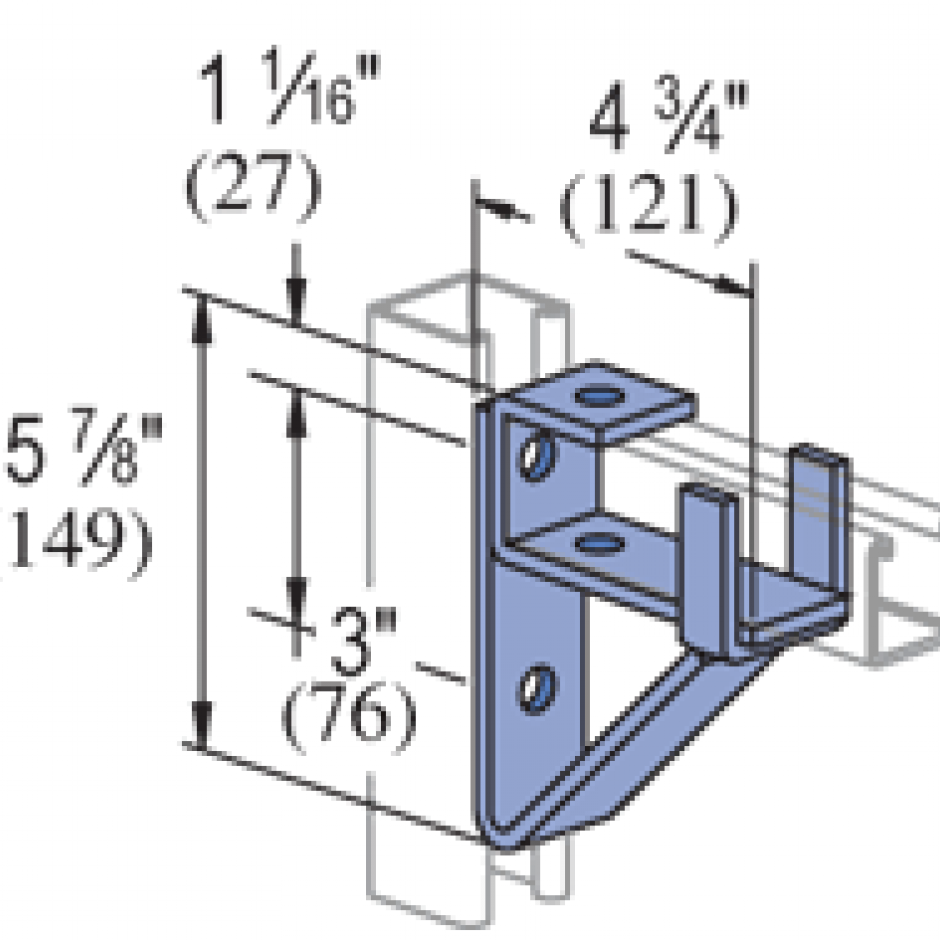 P1075 - Bracket | Unistrut Hawaii | Honolulu, Hawaii