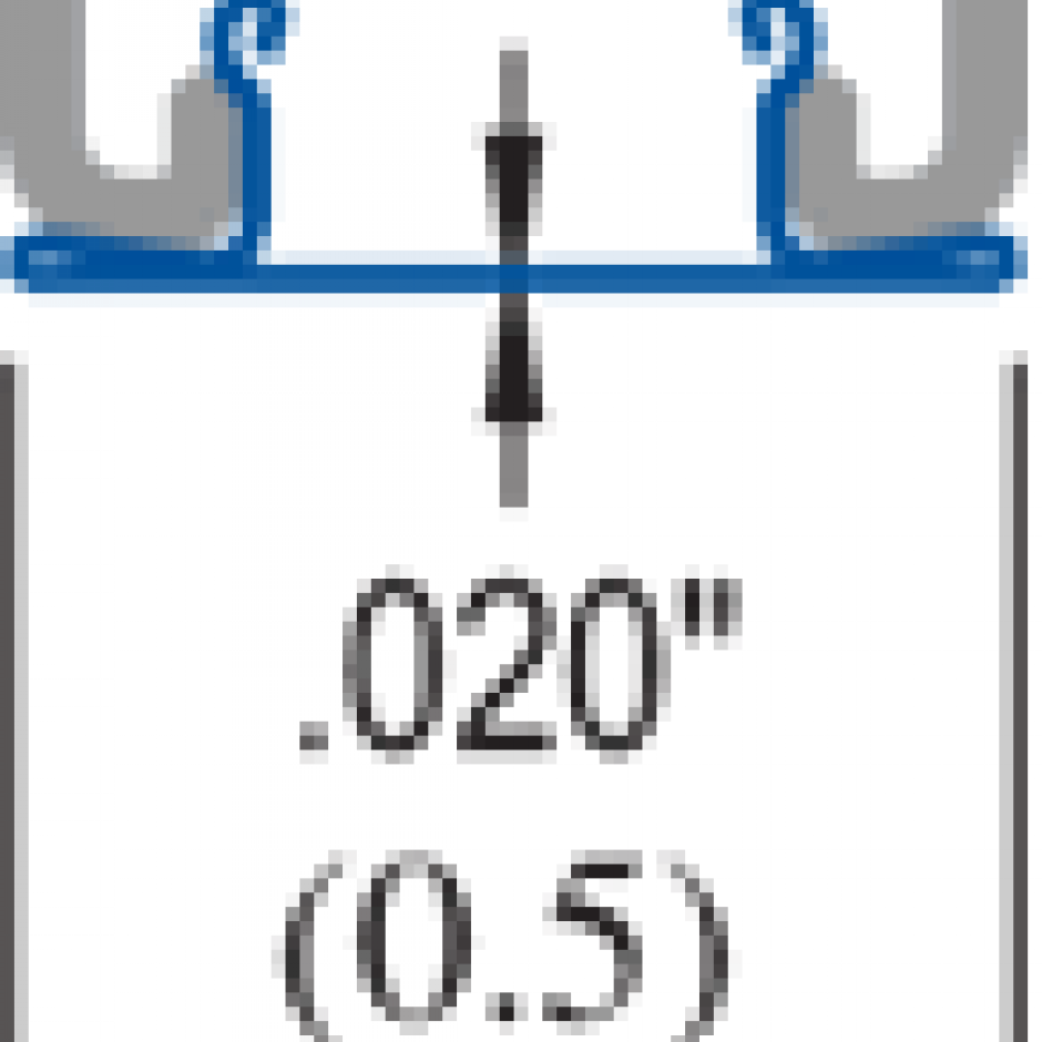 P1184 - 1-5/8" x .020" Closure Strip | Unistrut Hawaii | Honolulu, Hawaii
