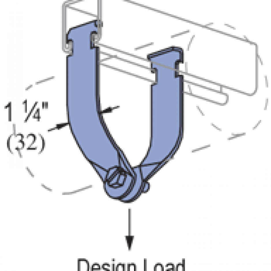 P1211 thru P1217 - Universal Pipe Clamp (AS=Assembled) (1-5/8" Series ...