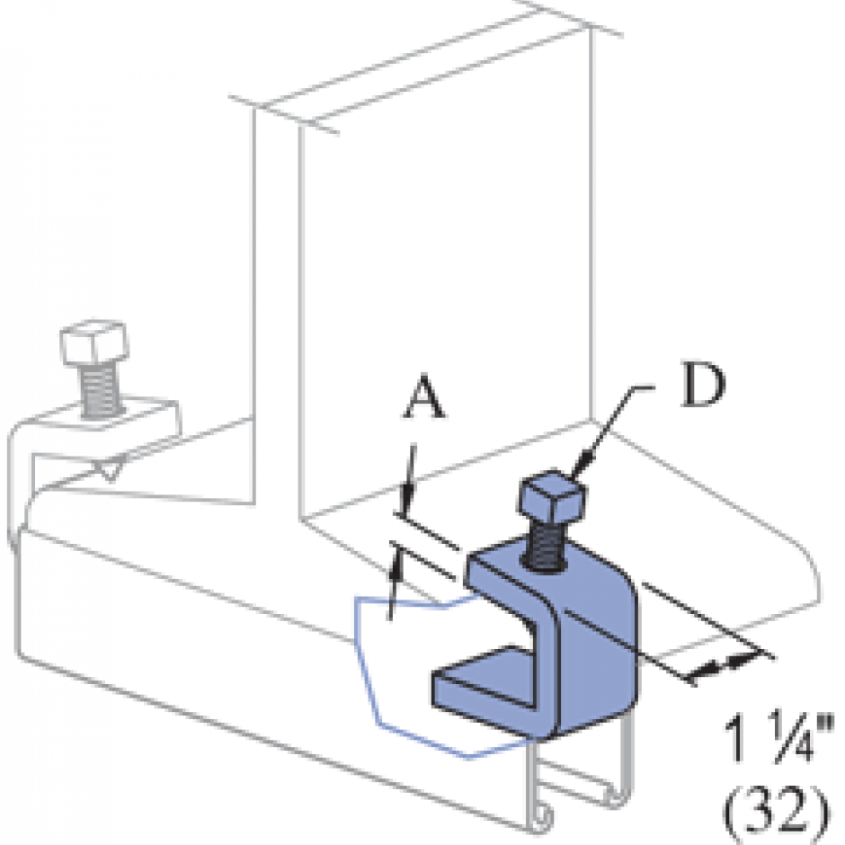 P1272S, P1985S, P1986S - Beam Clamp (1-5/8" Series) | Unistrut Hawaii ...