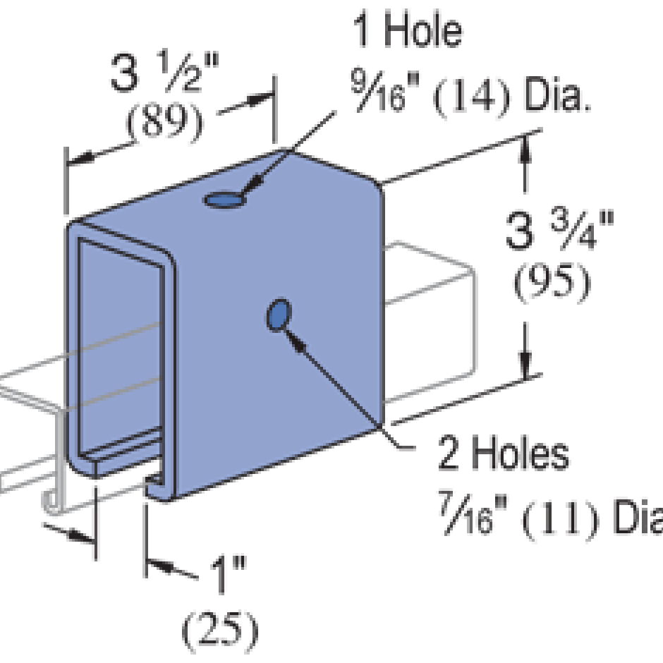 P1834A - Trolley Track Hanger / Joiner | Unistrut Hawaii | Honolulu, Hawaii