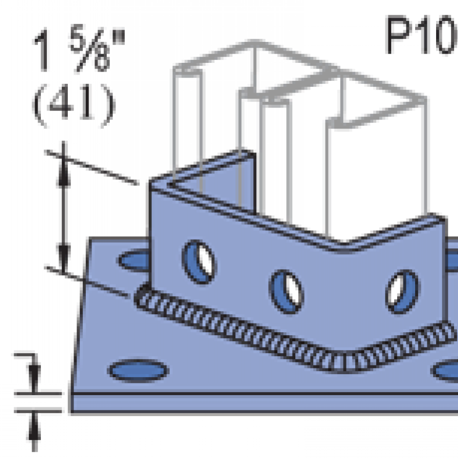 P2073 - Post Base | Unistrut Hawaii | Honolulu, Hawaii