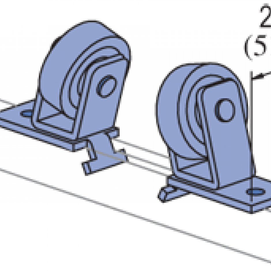 P2475 - Pipe Rollers | Unistrut Hawaii | Honolulu, Hawaii