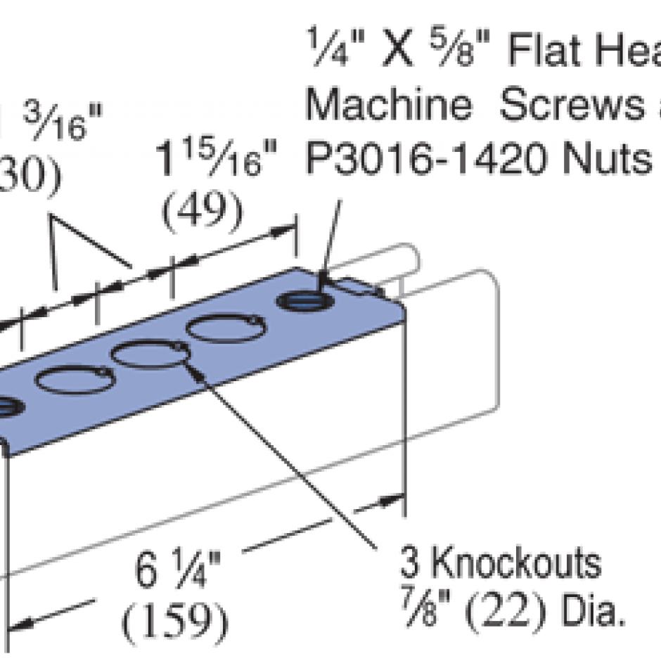 P2522 - Outlet Box Connection | Unistrut Hawaii | Honolulu, Hawaii