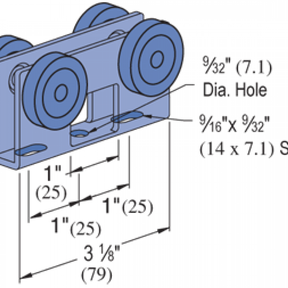 P2750 - 4 Wheel Trolley | Unistrut Hawaii | Honolulu, Hawaii