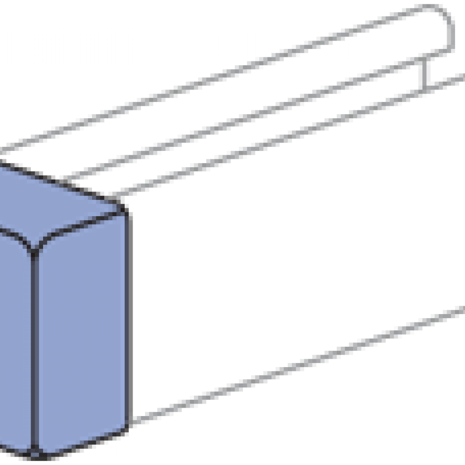 P2860-10 thru P2860-55 - Plastic White End Caps (1-5/8" Series ...