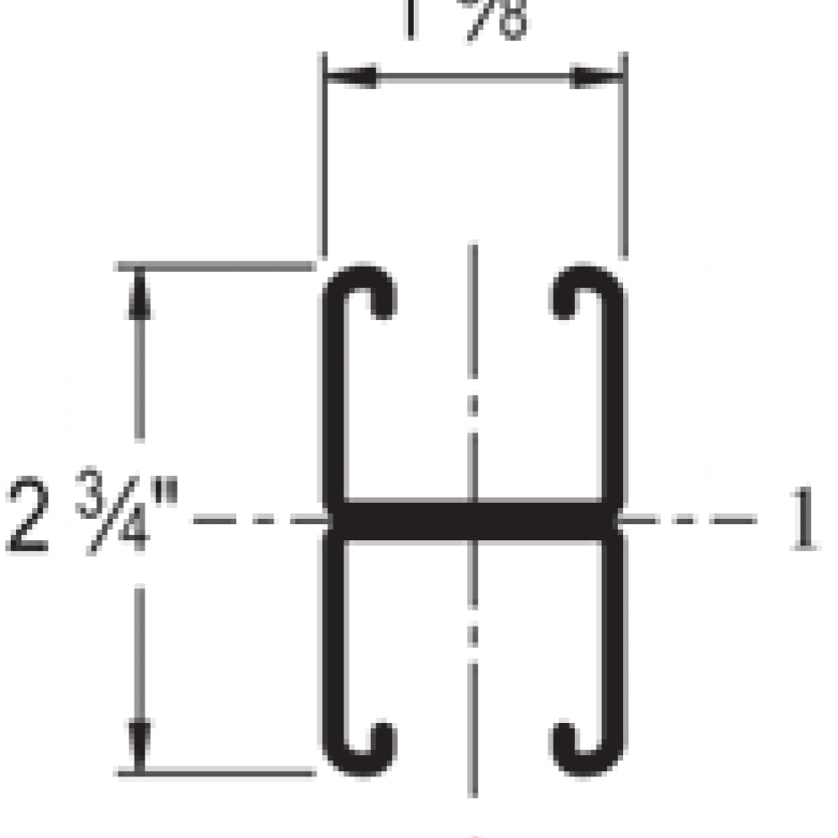P3001 - 1-5/8" x 2 3/4", 12 Gage, Back-to-Back, Solid | Unistrut Hawaii ...
