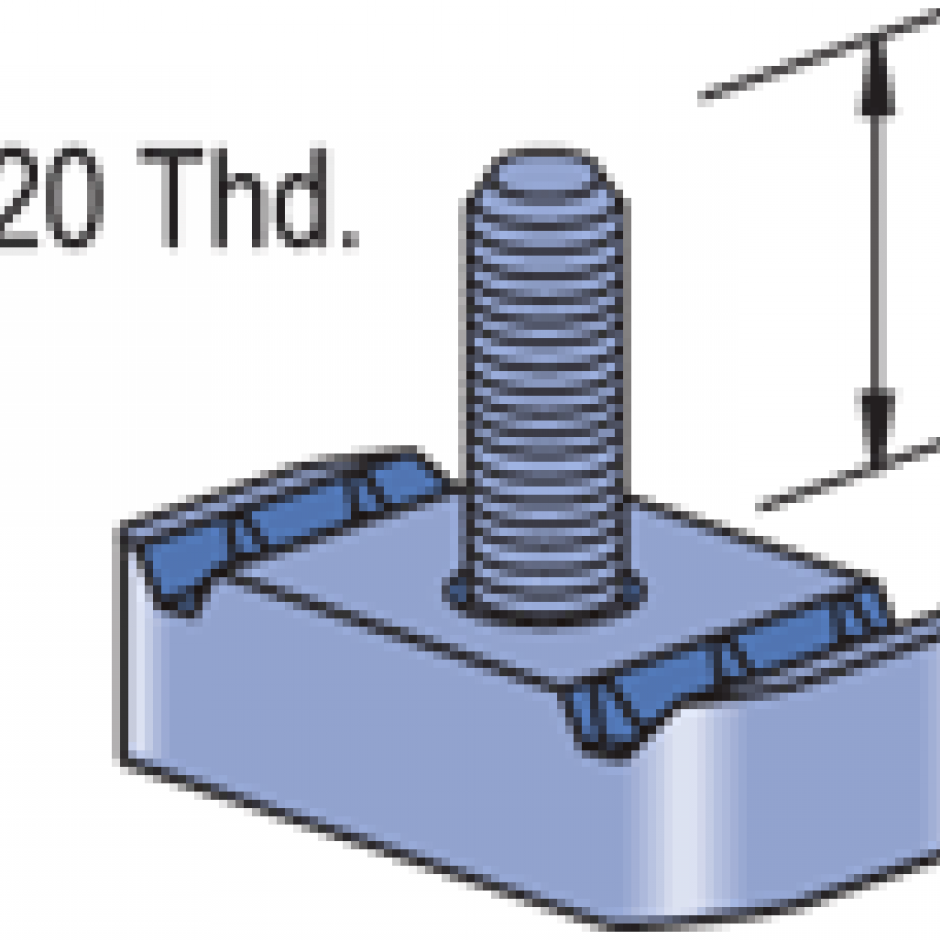 P3116 - Fixture Stud Nut | Unistrut Hawaii | Honolulu, Hawaii