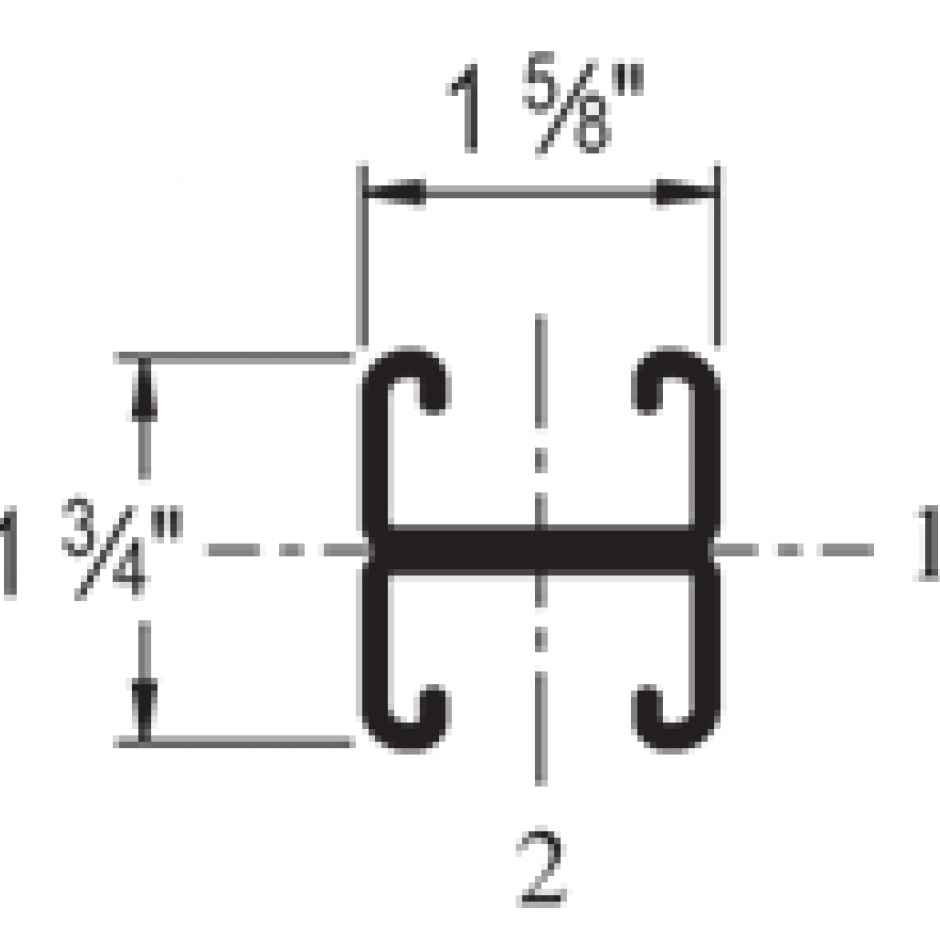 P3301 - 1-5/8" x 1 3/4", 12 Gage, Back-to-Back, Solid | Unistrut Hawaii ...