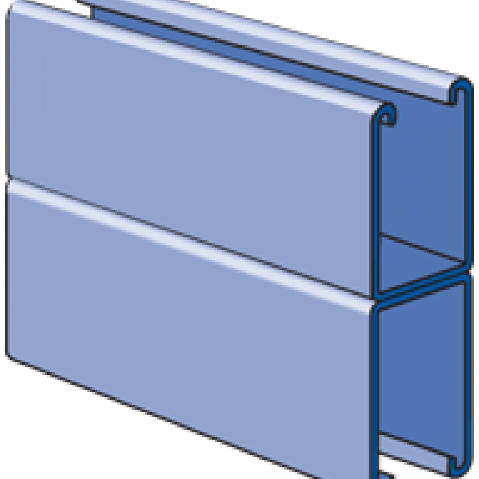 P5501 - 1-5/8" x 4 7/8", 12 Gage, Back-to-Back, Solid | Unistrut Hawaii ...
