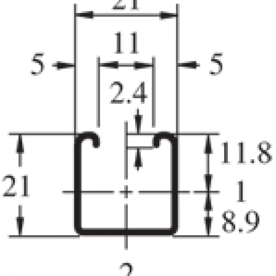 P6000 - 13/16" x 13/16", 19 Gage Channel | Unistrut Hawaii | Honolulu ...