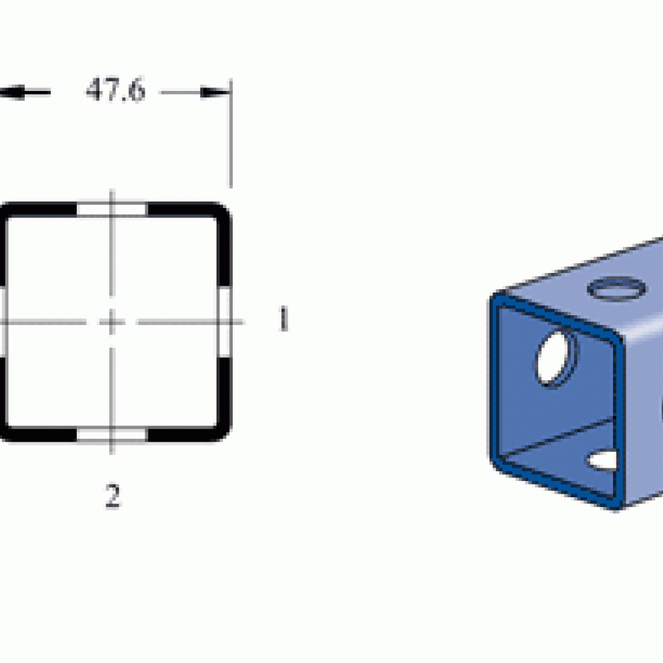 P9200 - 1 7/8" x 1 7/8" Telestrut Tubing | Unistrut Hawaii | Honolulu ...