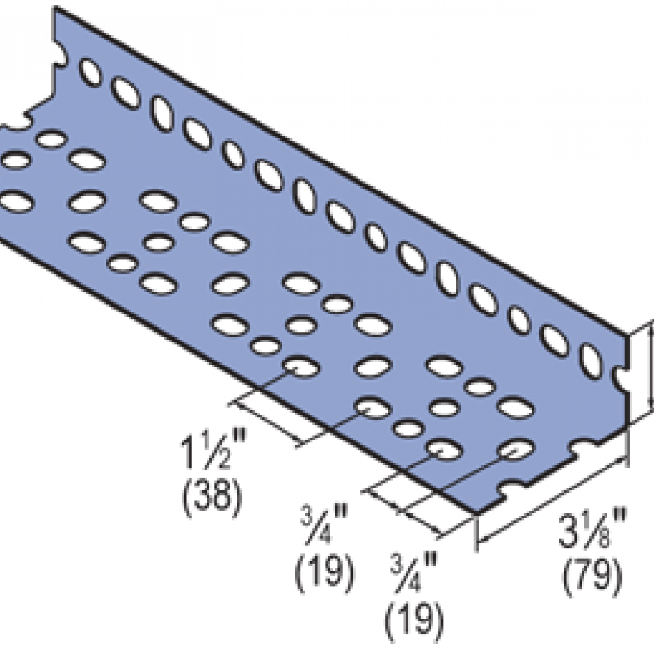 PA318 - Heavy Duty Prime Angle, 1-5/8" x 3-1/8", 12 Gage | Unistrut ...